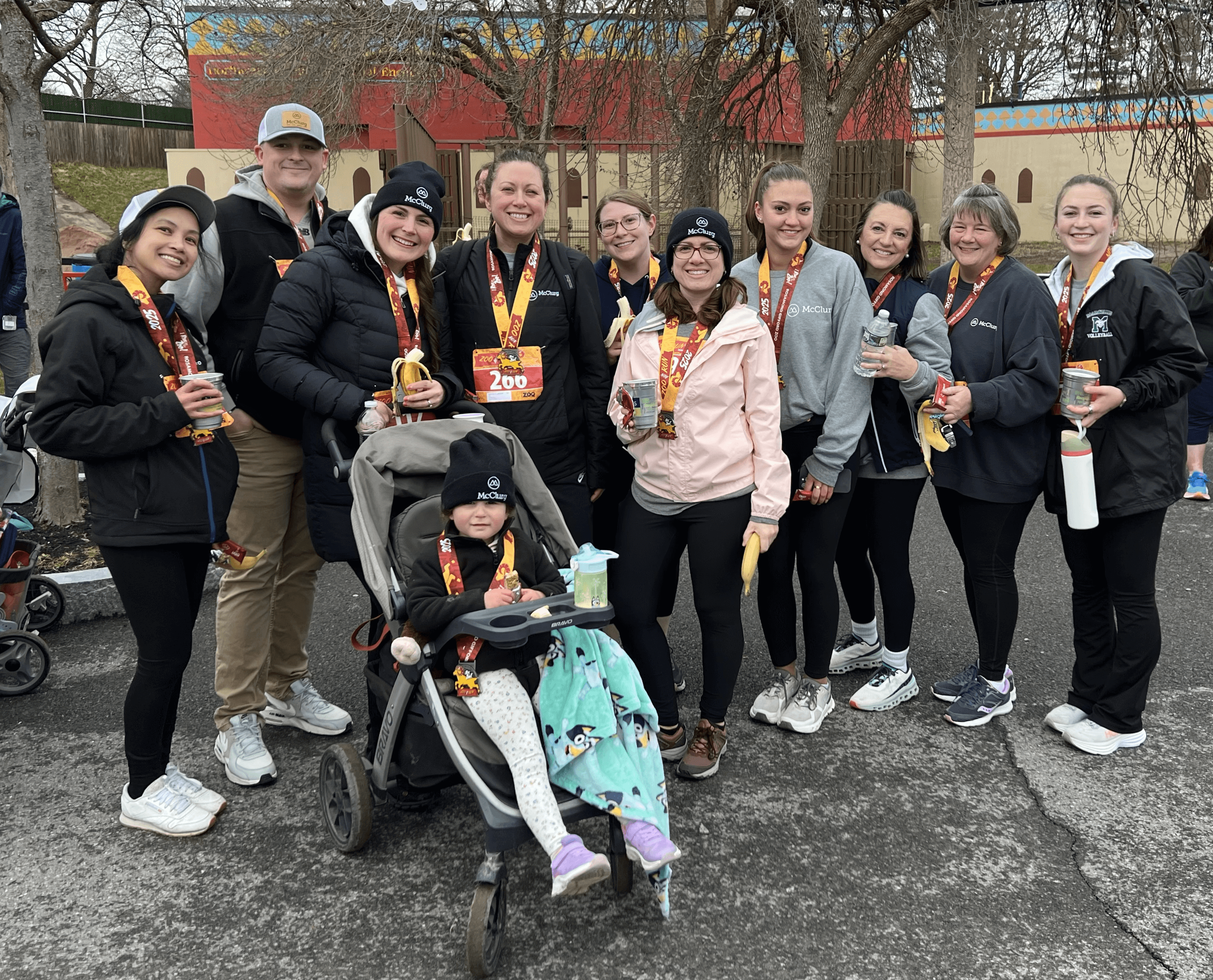 McClurg Team Joins The 2025 Zoo Run Run